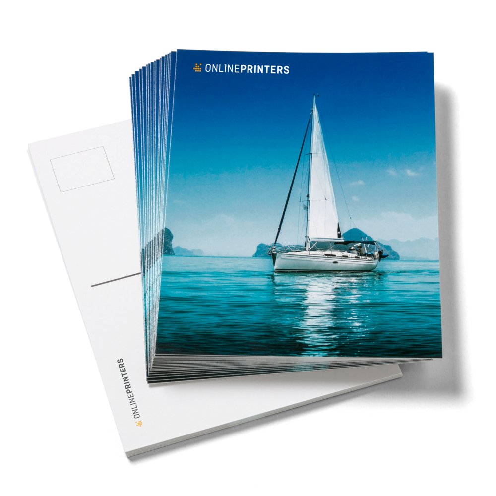 Postkarten A5 drucken | Onlineprinters