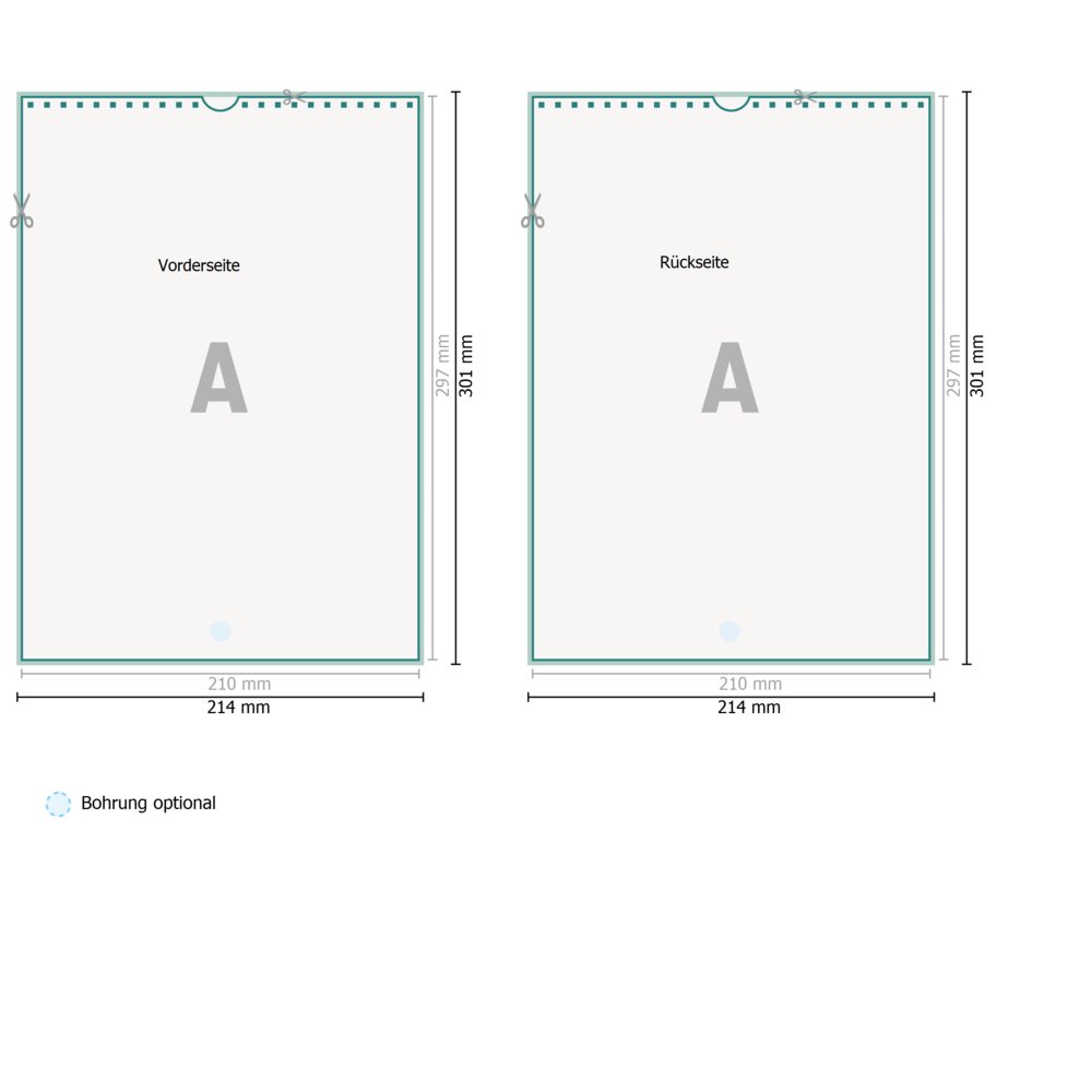 Wochenkalender mit Spiralbindung, A4, Hochformat, 4/4-farbig, A4 bei ...