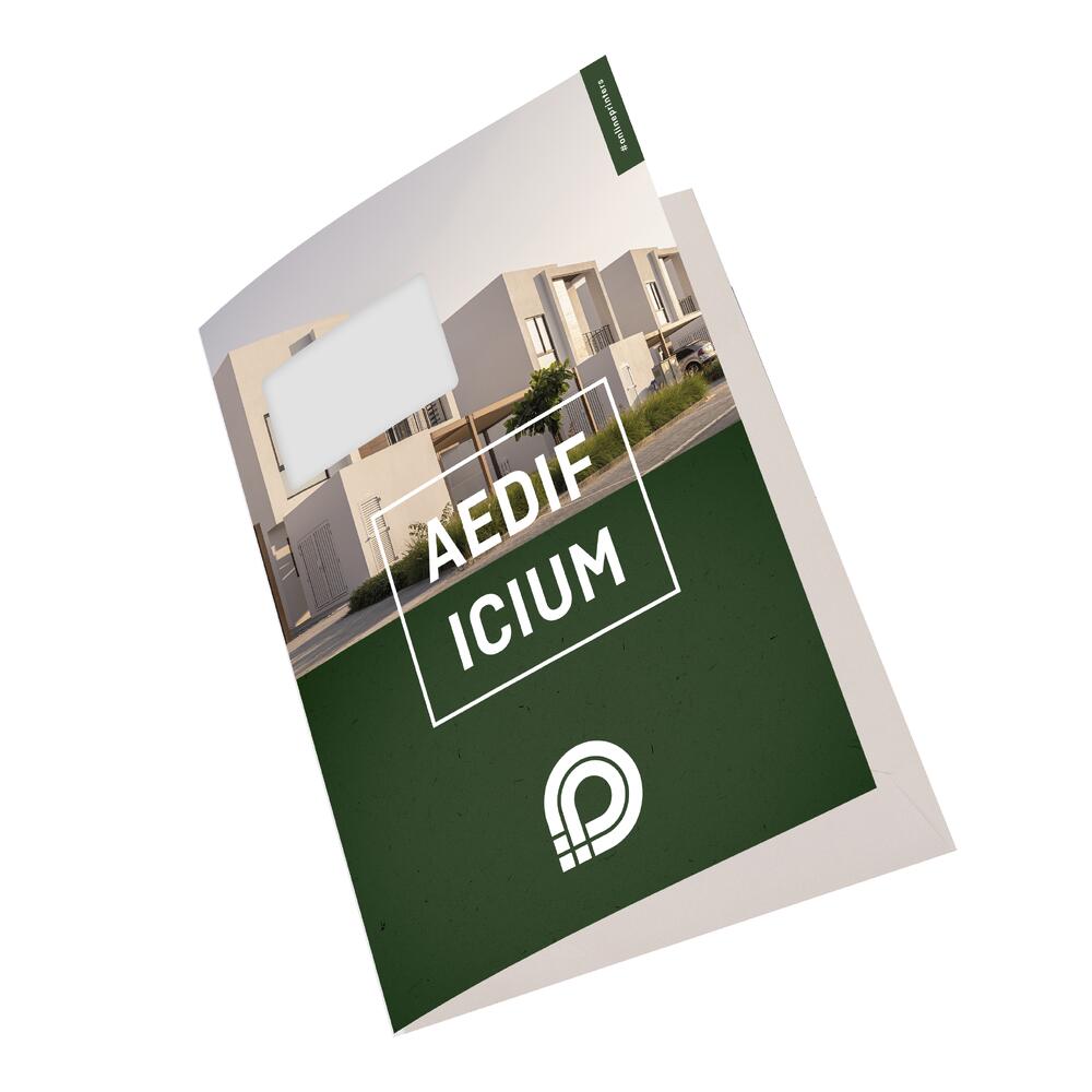 Mappen mit Laschen und Fenster, für A4, 4/0, für A4 bei Onlineprinters