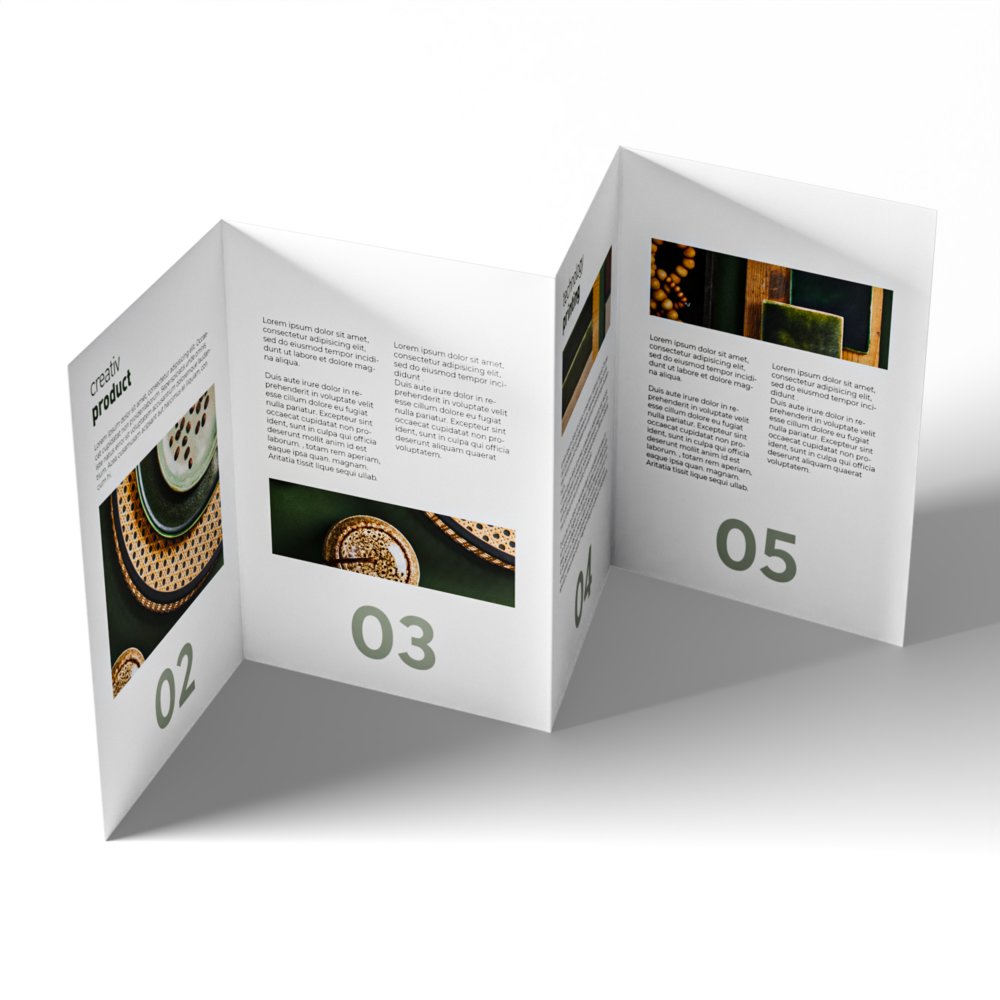 Falzflyer Hochformat A5 drucken | Onlineprinters