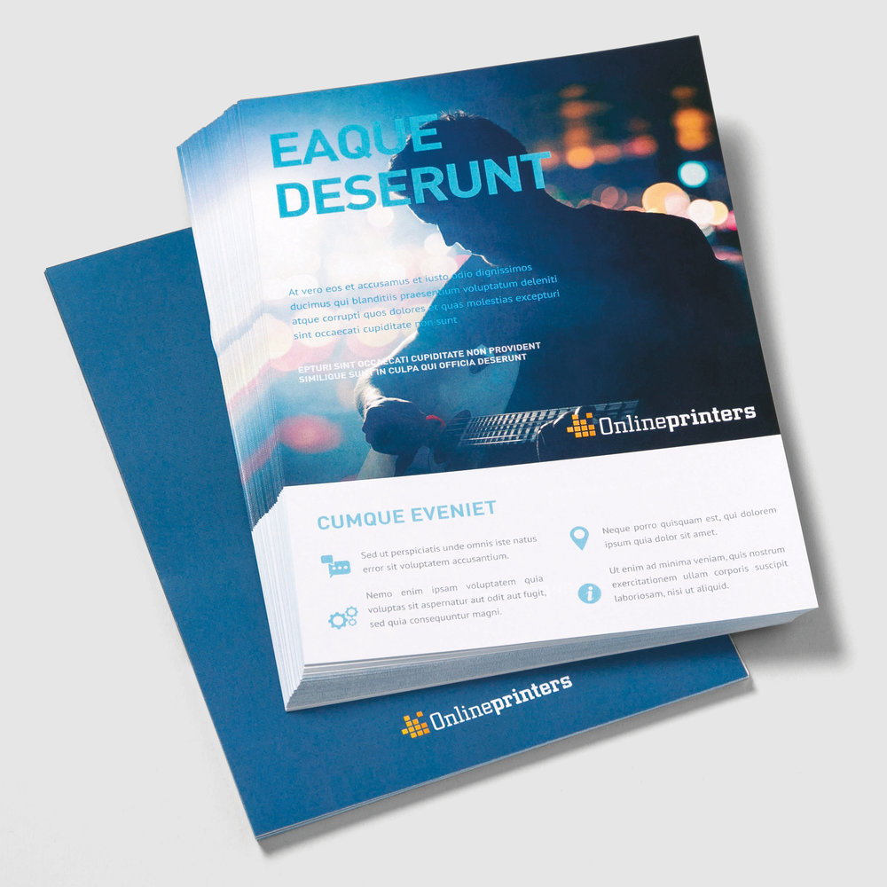 Flyer A5 drucken - versandkostenfrei | Onlineprinters
